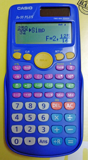 Eddie's Math and Calculator Blog: Review: Casio fx-55 Plus