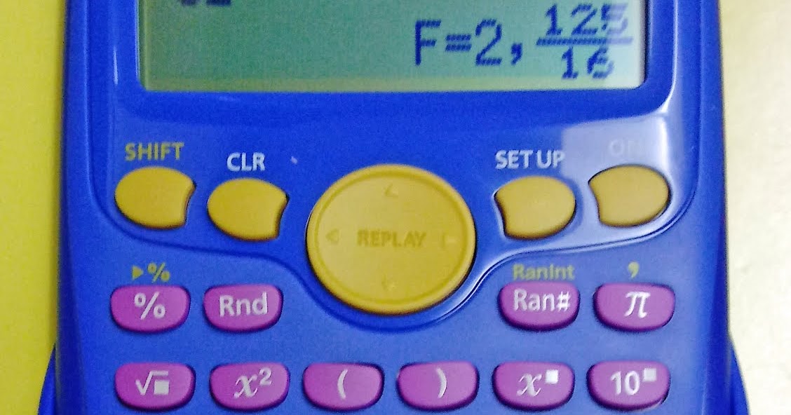 Eddie's Math and Calculator Blog: Review: Casio fx-55 Plus