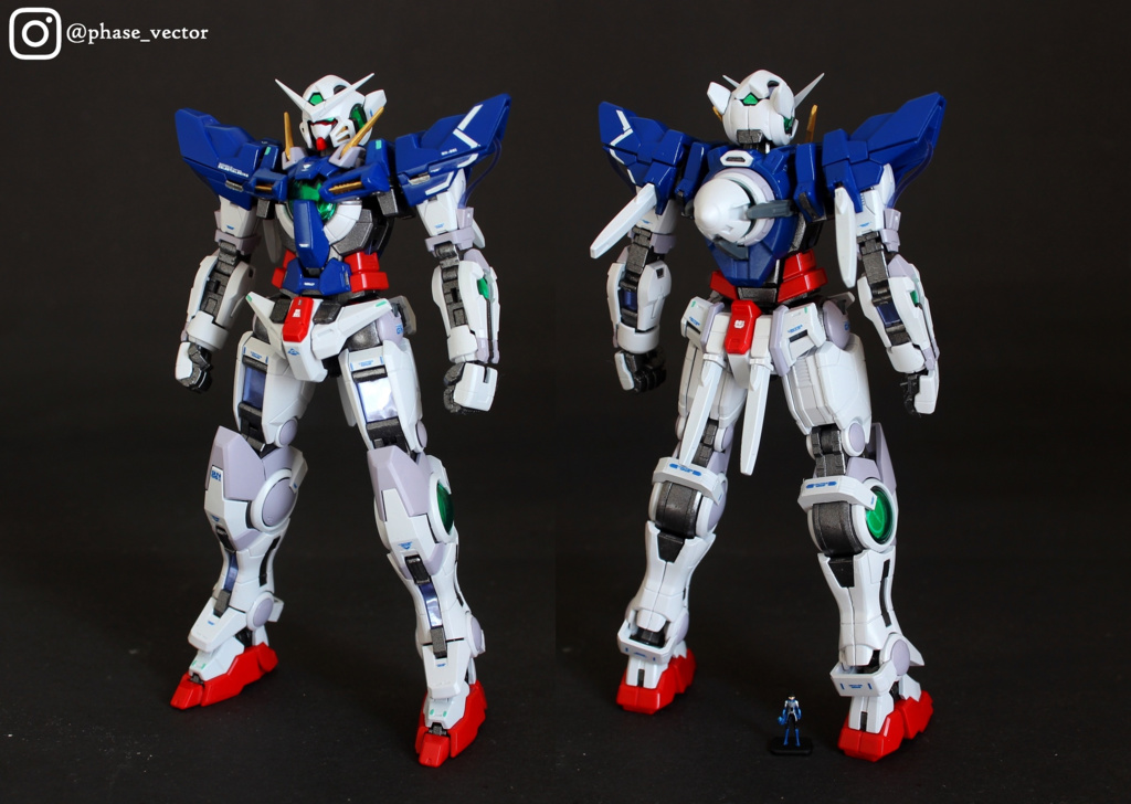 Painted Build: RG 1/144 Gundam Exia "Metal Build Exia 10th Anniversary ...