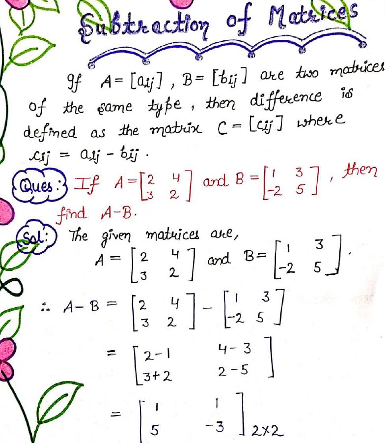 CH 3 - Matrices - Plus Two
