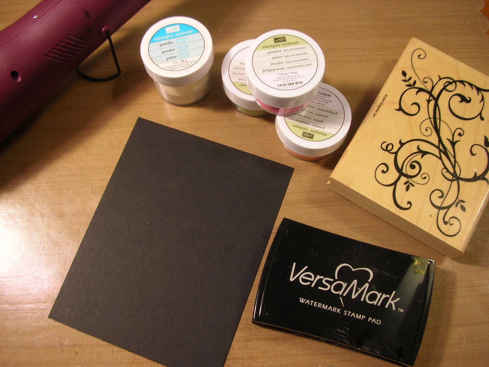 Inking It Up With Cathy: Technique Tuesday - Abstract Embossing....