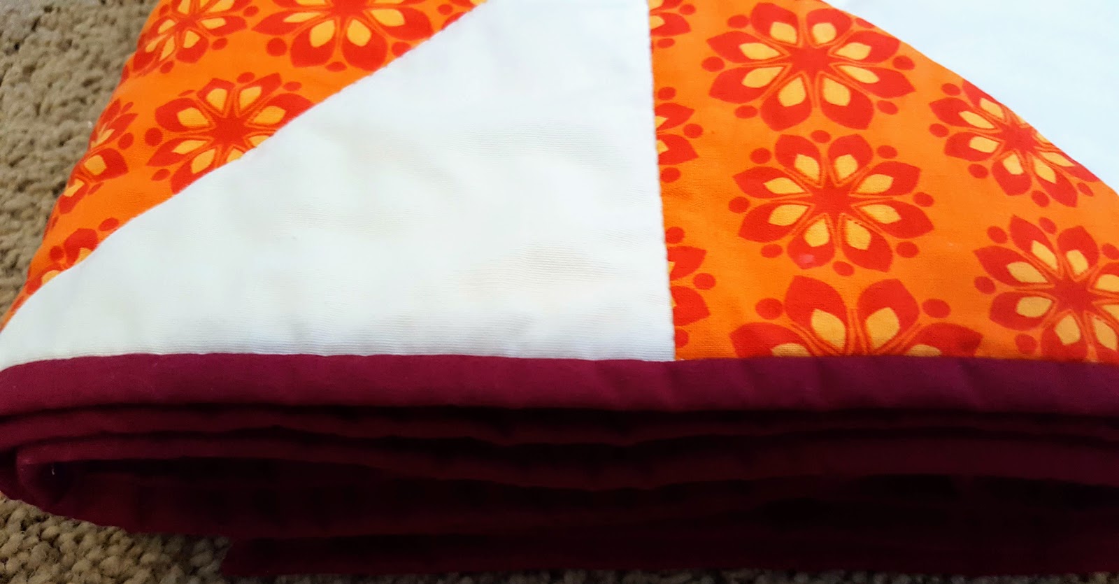 Quilted: Pinwheeling - A Completed Quilt