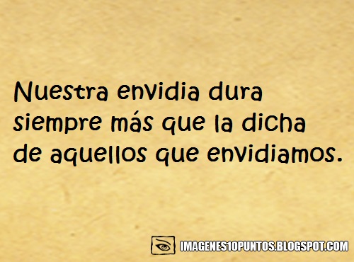 Frases de envidia ~ Imágenes de 10
