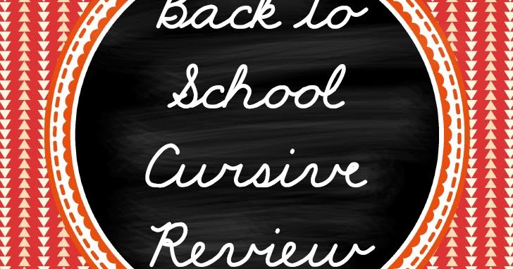 Back to School Cursive Handwriting | Classroom Freebies | Bloglovin’