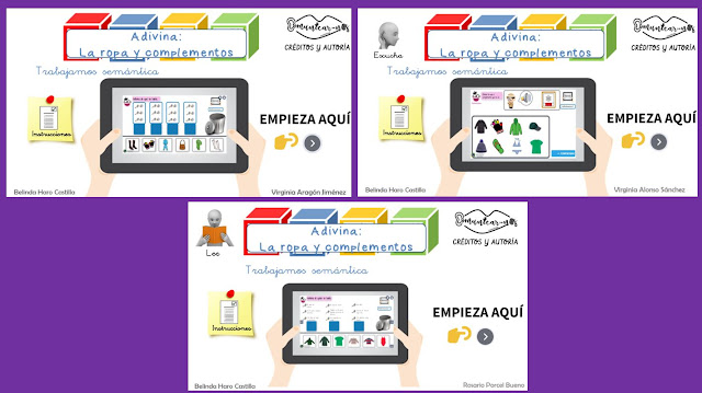 Asómate Más Allá: MATERIAL INTERACTIVO GENIALLY: ROPA Y COMPLEMENTOS