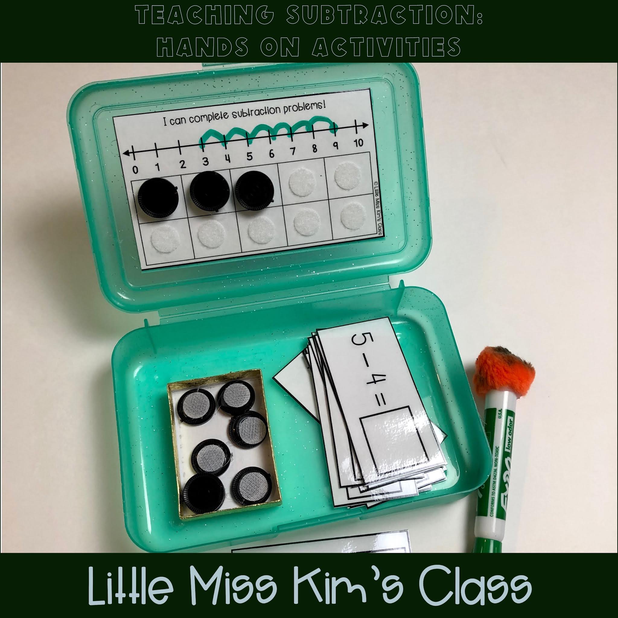 Little Miss Kim's Class: Activities & Freebies for Teaching Subtraction