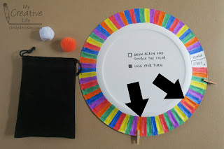 Cindy deRosier: My Creative Life: Travel-Friendly Paper Plate Game