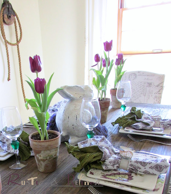 Pretty Spring Table Setting | Rustic & Refined