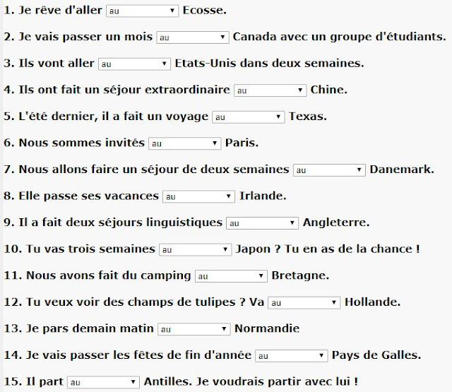 Le blog de FLE de madame Lourido: Les pays, les nationalités et les ...