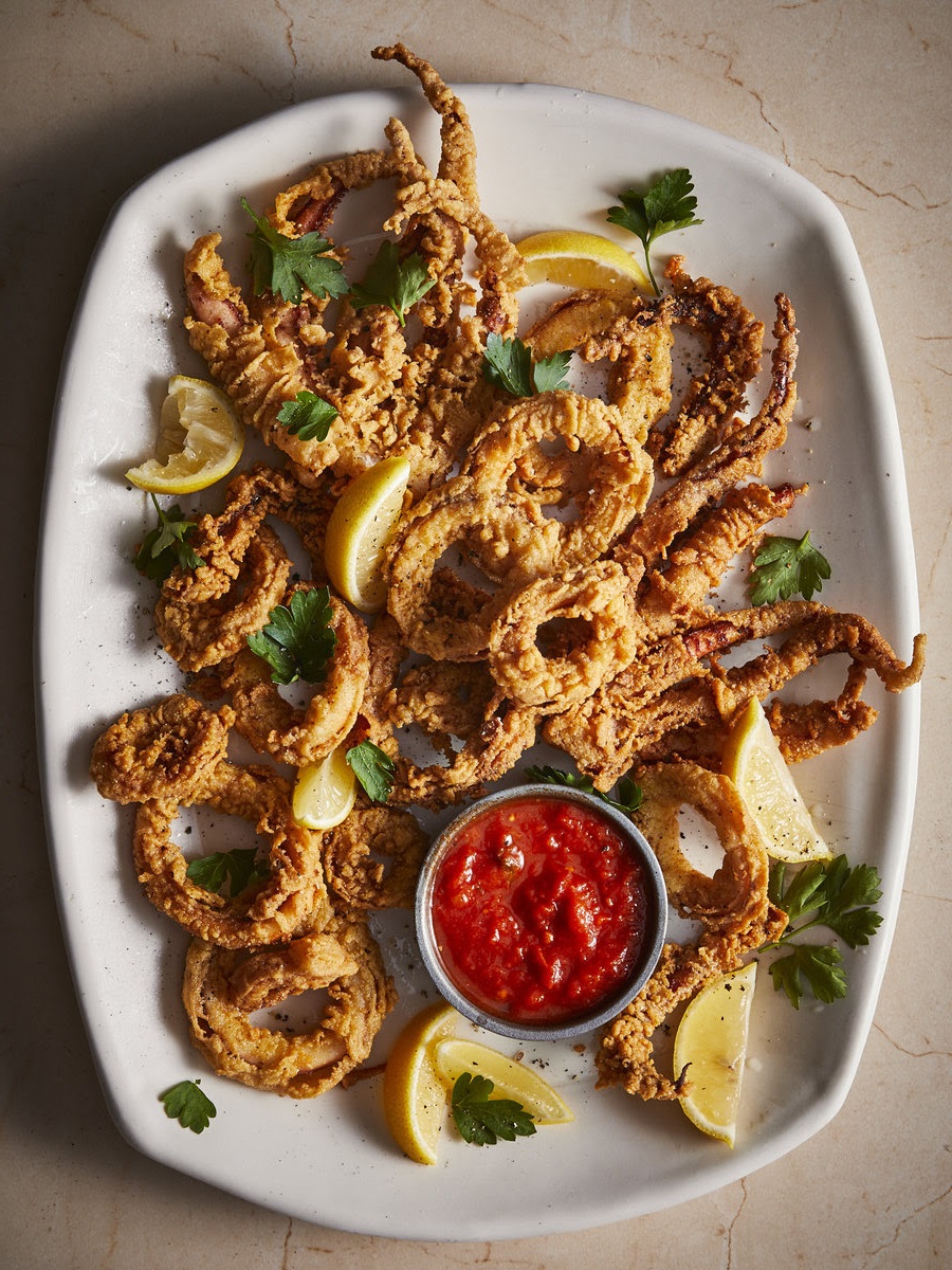 Dukan Diet Primer: Recipe : Extra-Crunchy Calamari