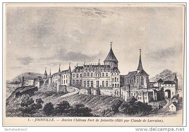 Le Bâtiment: Fiche historique, les châteaux-forts. Joinville