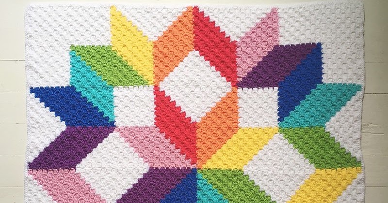 Carpenter Wheel in C2C - Free Pattern - CROCHET WORKS