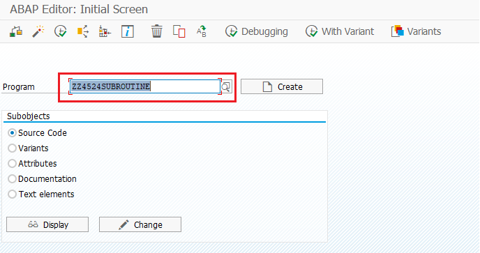 Tạo Và Sự Dụng Subroutine Trong Sap Gui 2724