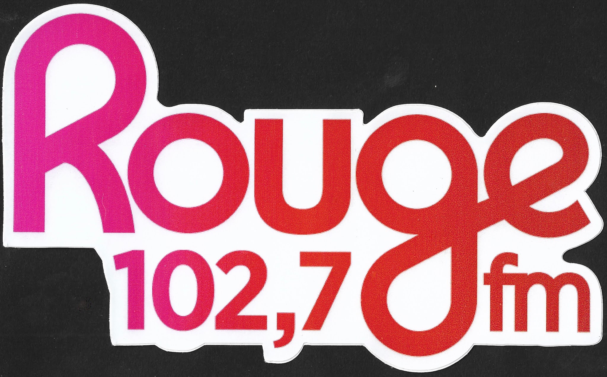 Radio Sticker of the Day: Rouge FMs