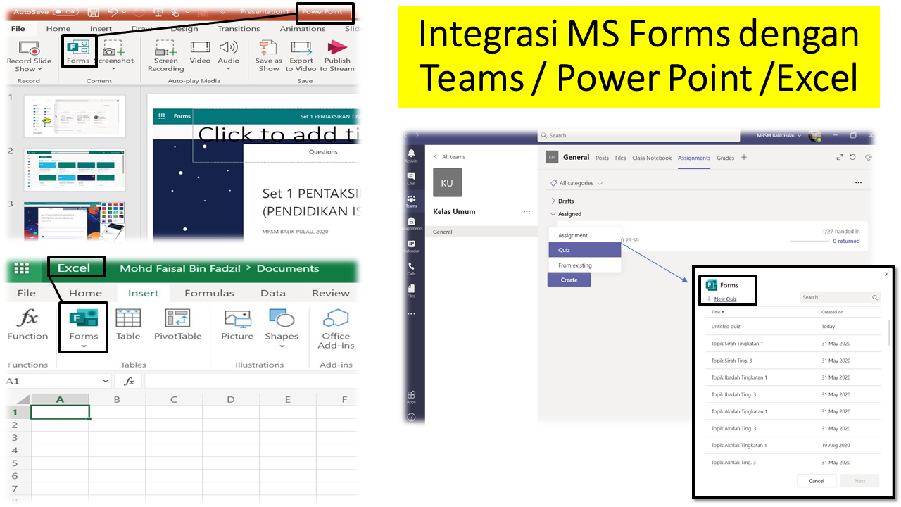 Microsoft Forms: Kenapa ia sesuai untuk peperiksaan dalam talian?