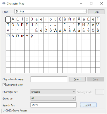 Agile Documentation: The Basics: Diacritics and ALT Codes