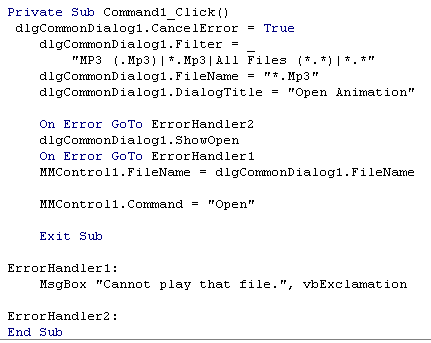 Visual Basic 6.0 Program