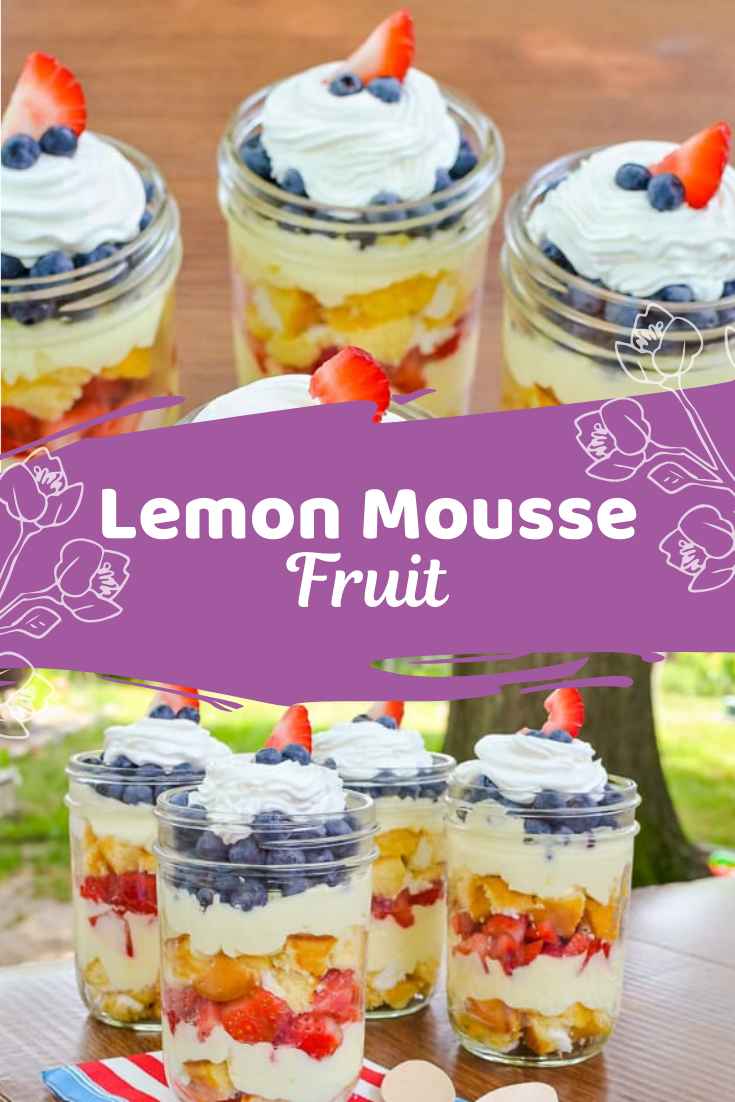 Lemon Mousse Fruit