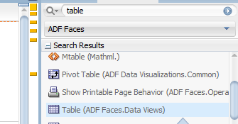 Oracle ADF : How can we populate af:table programmatically?