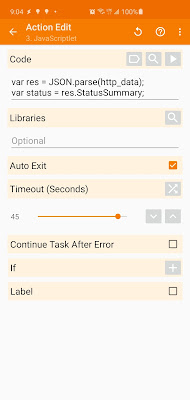 Ben's Journal: A Tasker based OPM Status Monitor