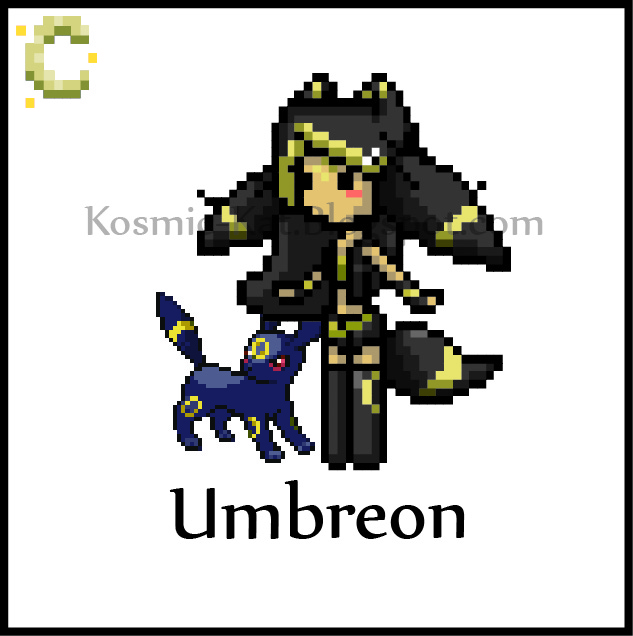 Kosmic Kat: ~8-bit Humanized Eevee and Evolutions!~