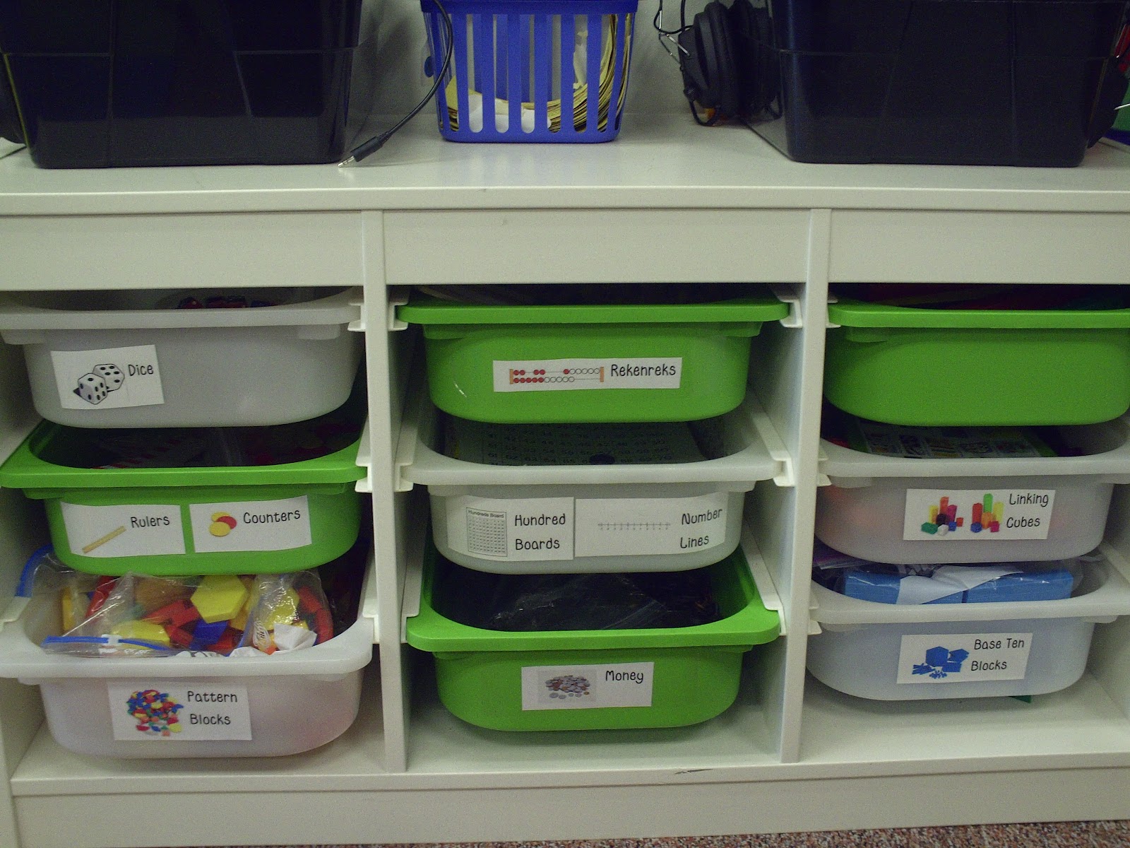 DillyDabbles: Storing and Organizing Math Manipulatives