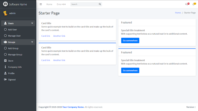 Codeigniter Bootstrap Admin Panel With User Management