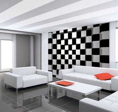 8 Ide Motif Cat Tembok Kotak Mulai dari yang Sederhana Sampai ...