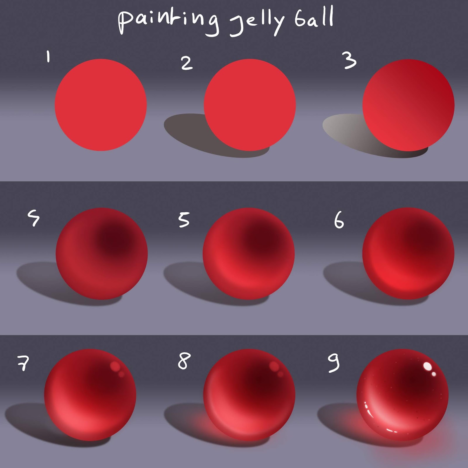 Learning drawing principles: balls