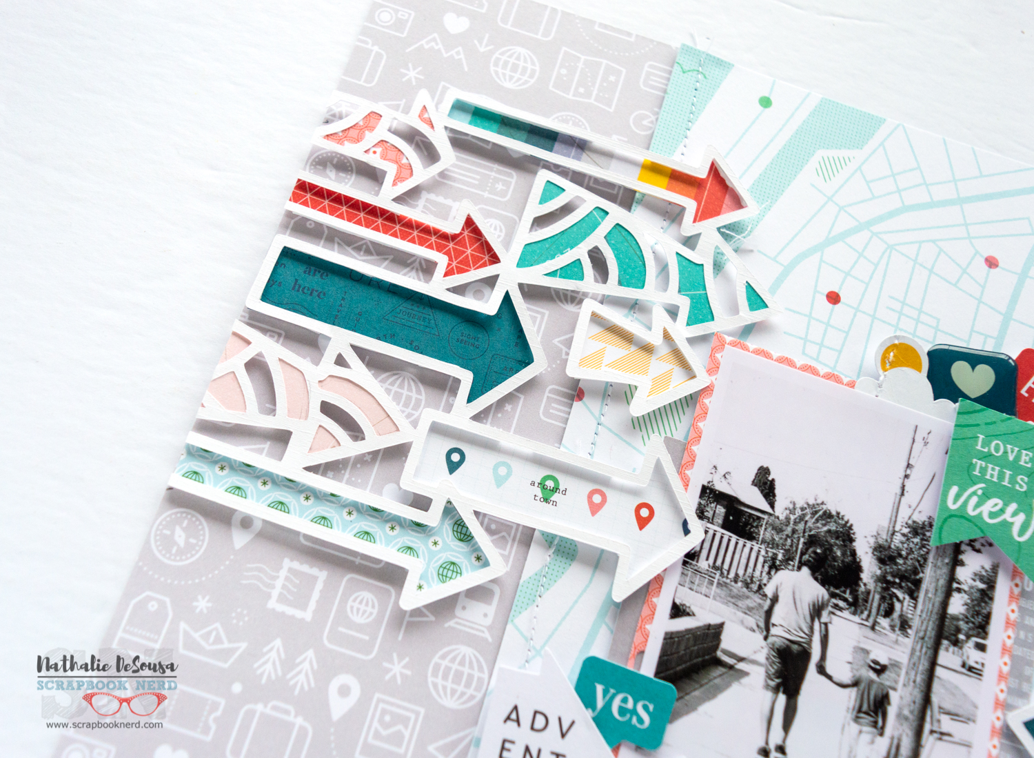 Living an Inspired Life: BIG STEPS, LITTLE STEPS - Scrapbook Nerd