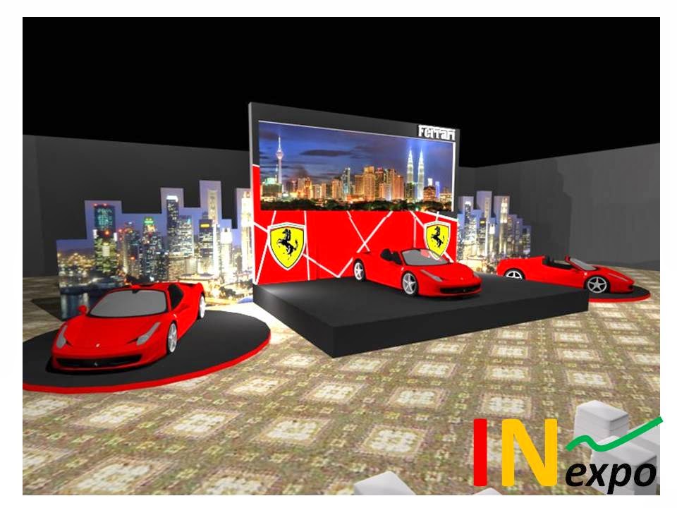 Ferrari event concept design | Exhibition Interior Design