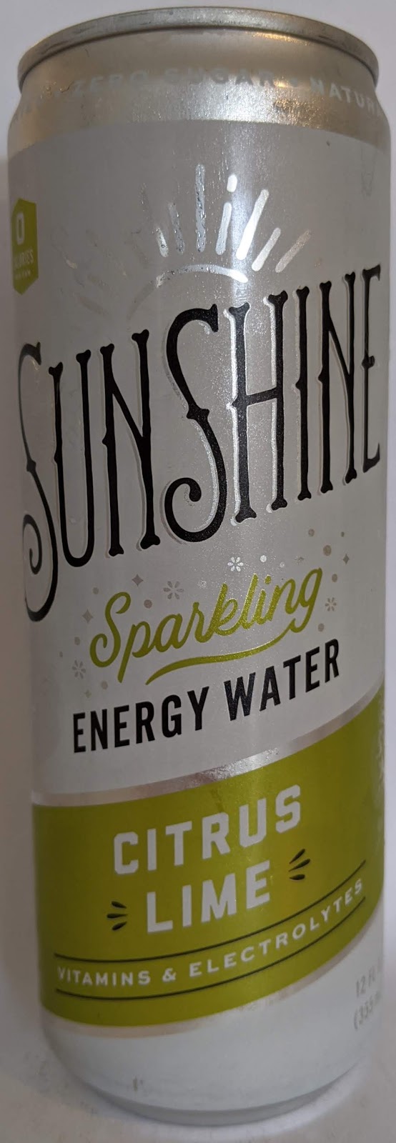 Caffeine King: Sunshine Citrus Lime Sparkling Energy Water Review