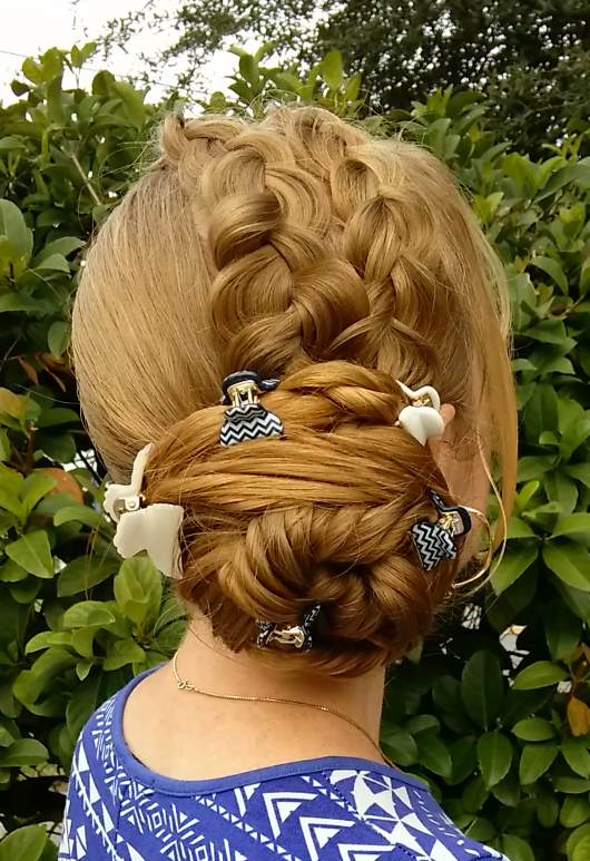 Swiss Miss Girl Braids