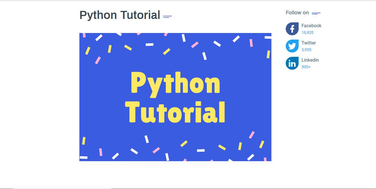 Top 10 Python Learning Website