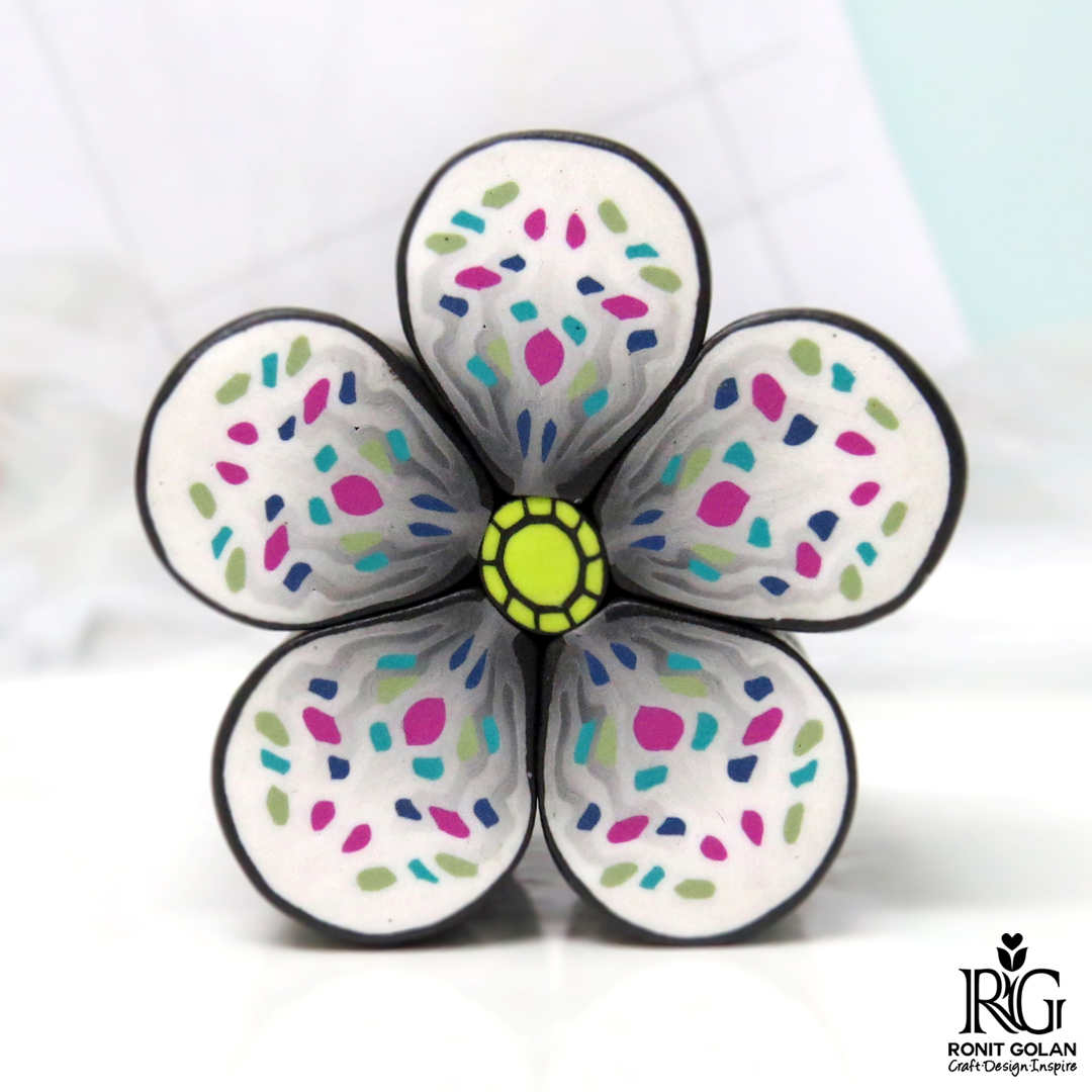 Ronit Golan - Polymer Clay Joy - Inspire to Create: The Confetti Flower ...