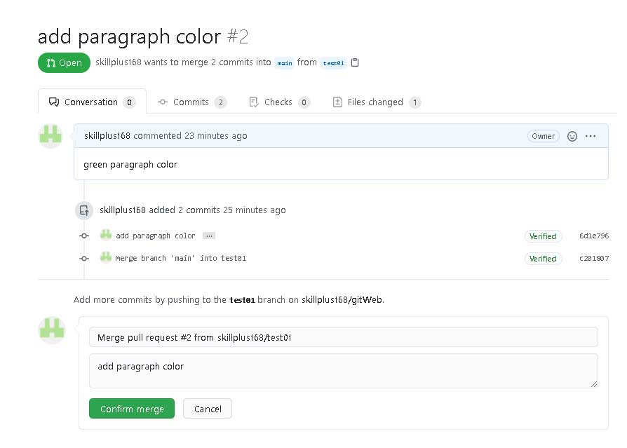 Merge Conflict Pada Github Skillplus