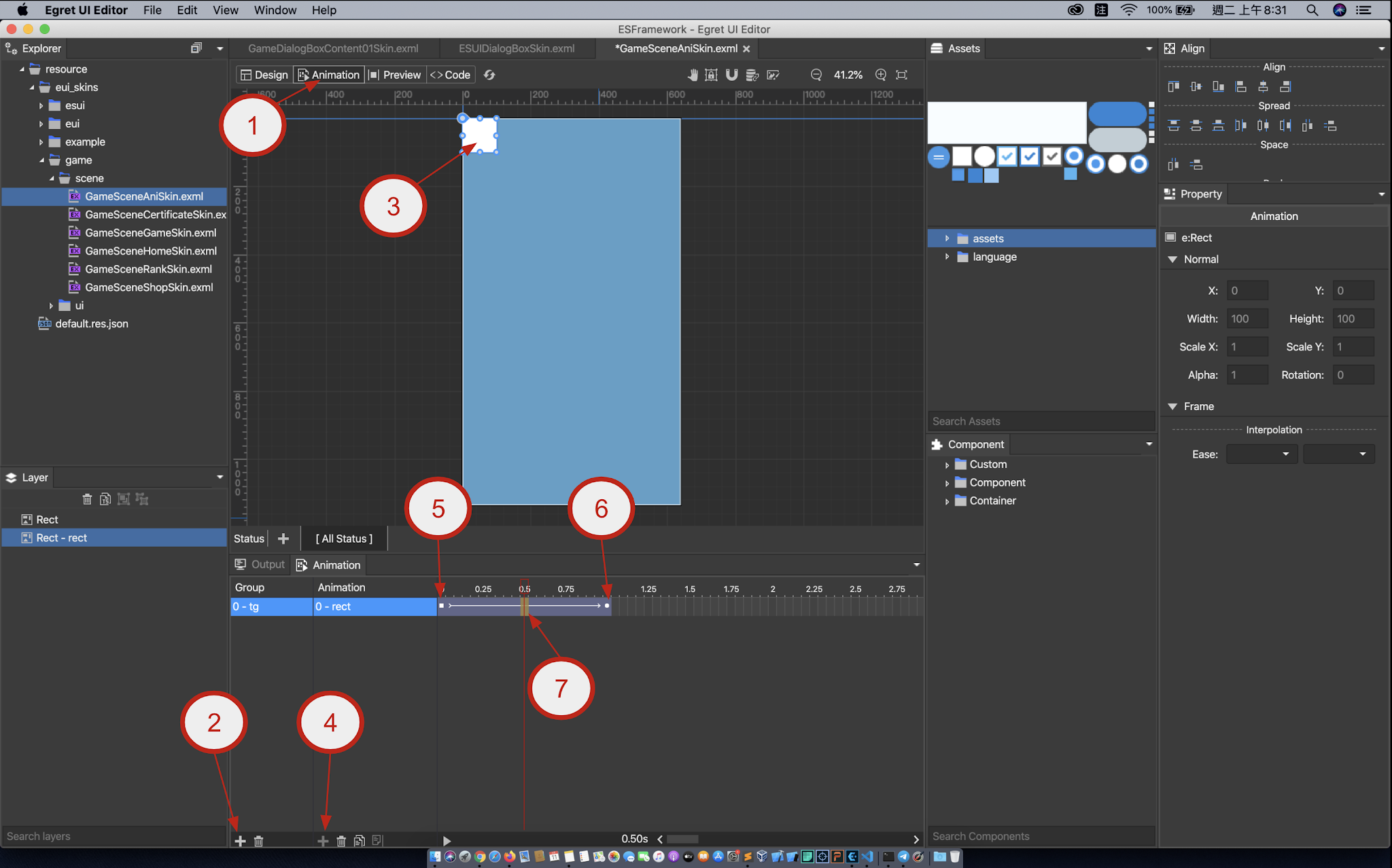 tween-egret.tween ~ Egret Engine API 範例