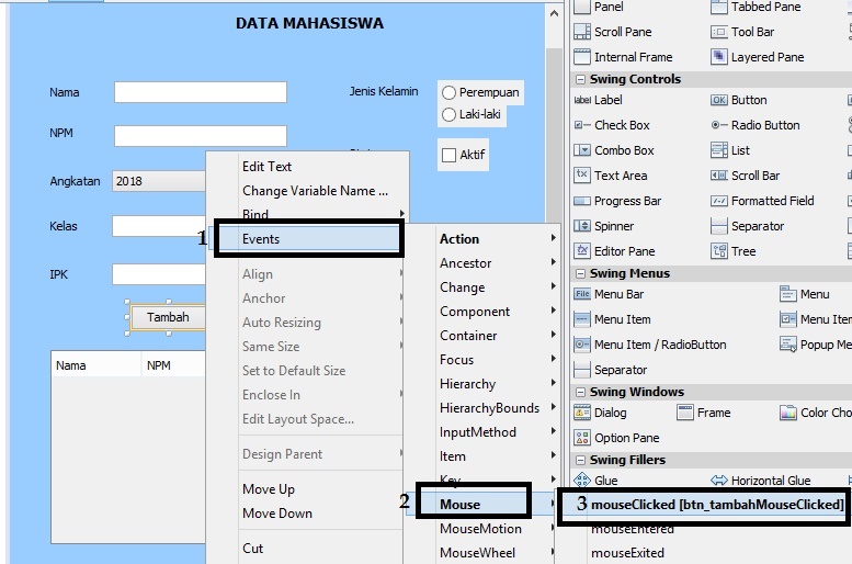 Java Netbeans : Menampilkan Data Di Tabel Tanpa Database - Blog Orang IT