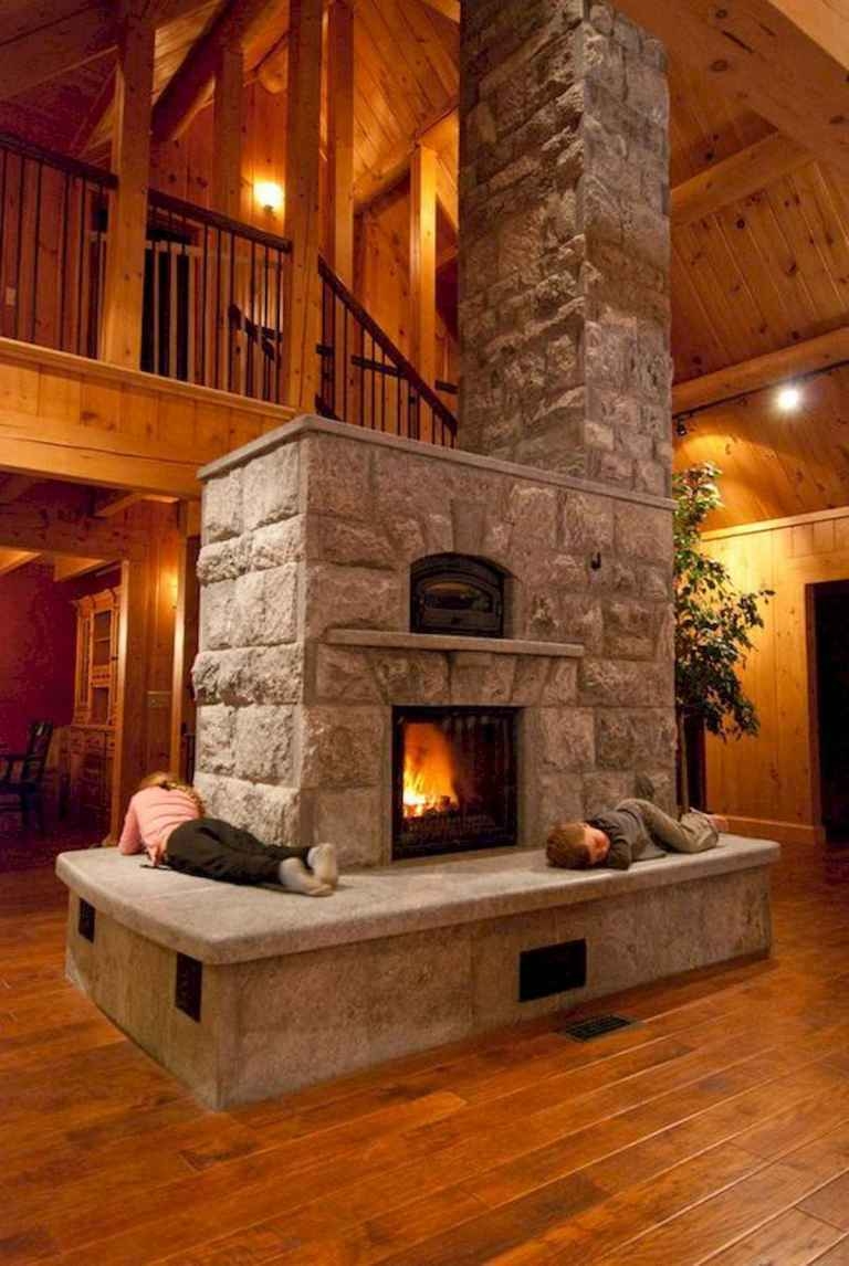 50 Exotic Traditional Fireplace Cabin To Create A Romantic Atmosphere ...