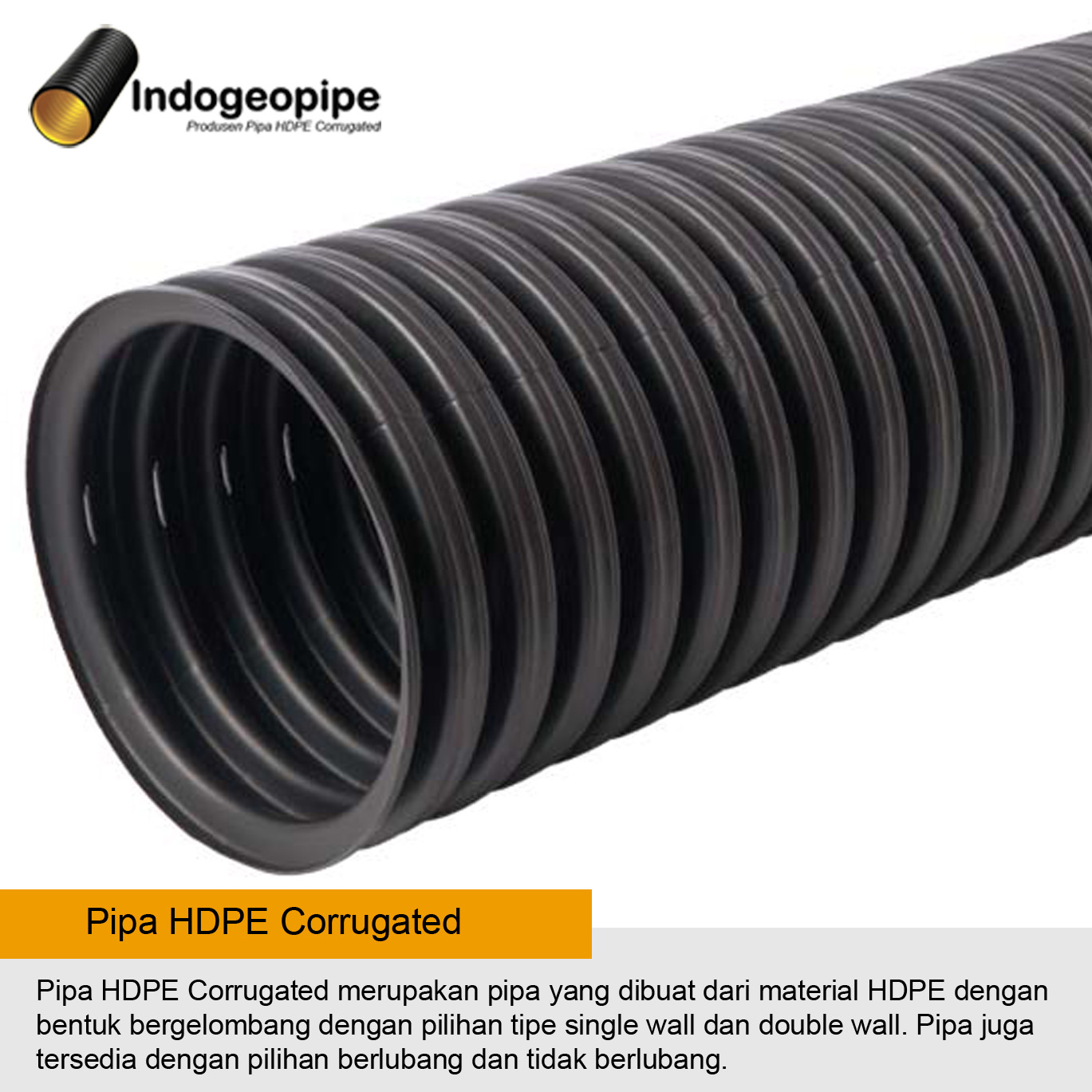 Aplikasi Pipa HDPE berlubang pada dinding penahan tanah