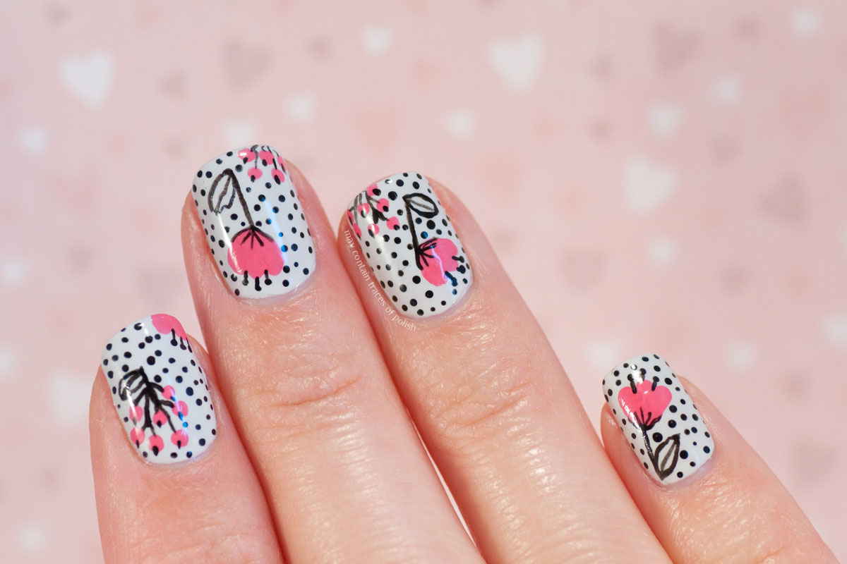Playful Pattern Nail Art Design - May contain traces of polish
