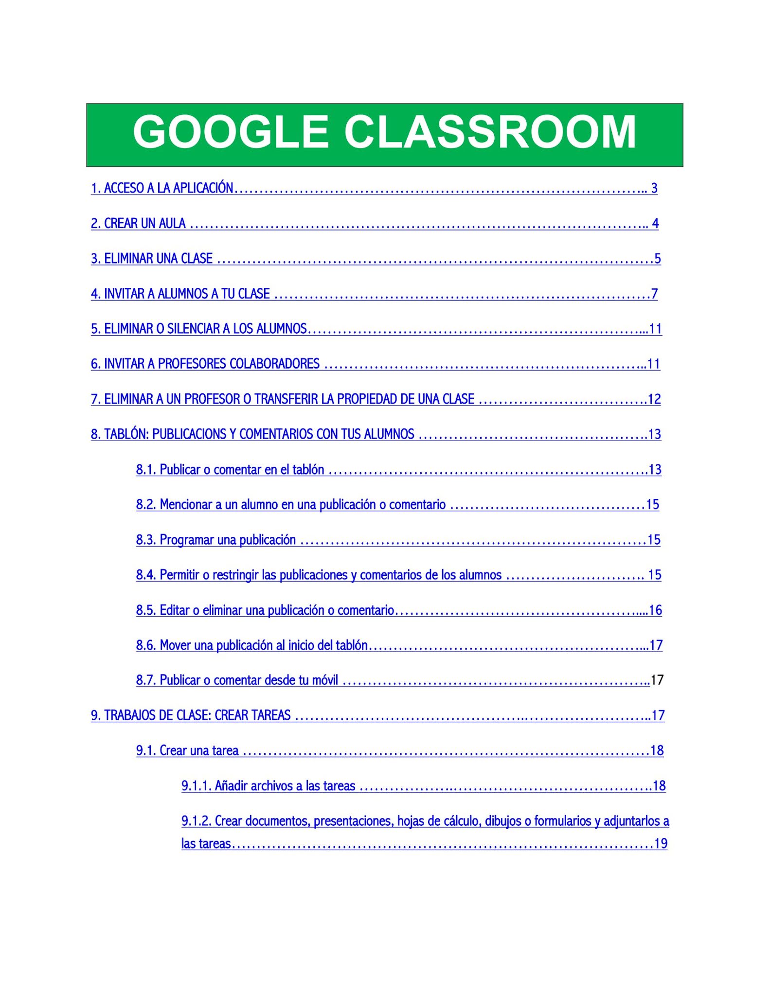 Educación y Tecnología: TUTORIAL GOOGLE CLASSROOM