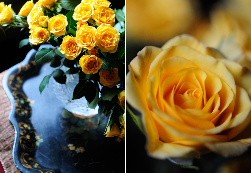 Little Red House: Mosaic Monday: Yellow Roses