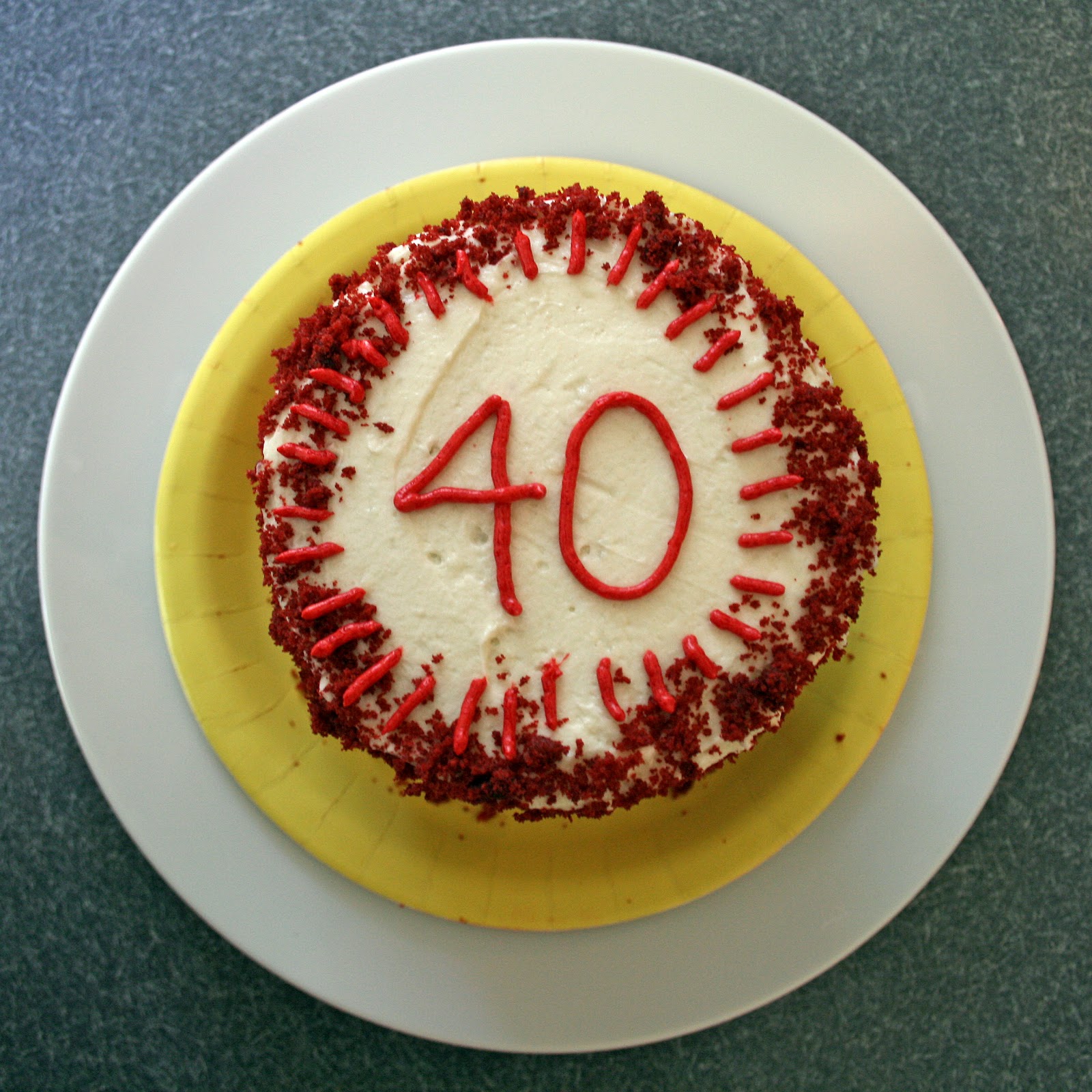 one clever mom: Personal-Sized Red Velvet Cake