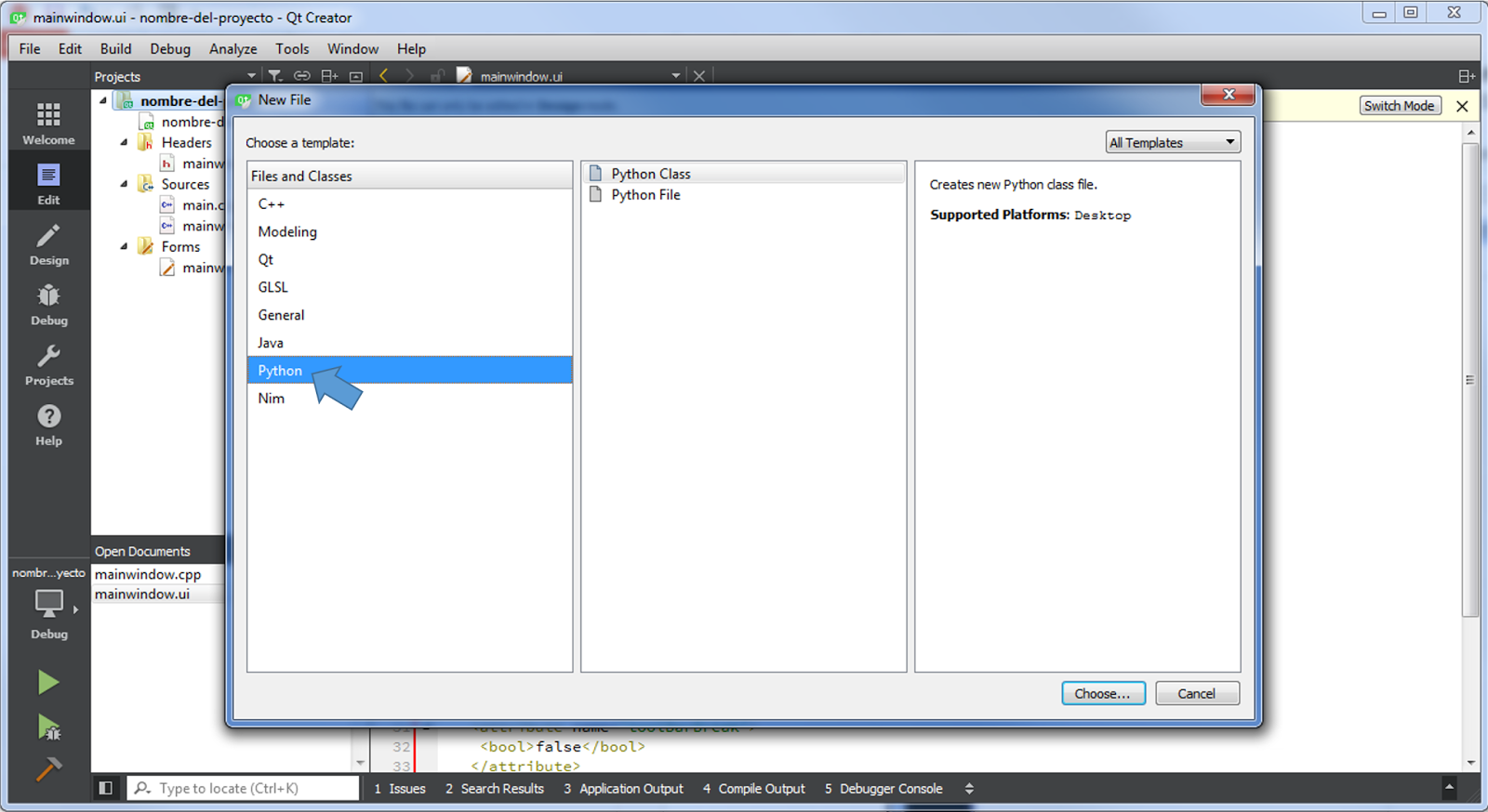 Python SDN: Crear un interfaz gráfica para nuestro código Python.