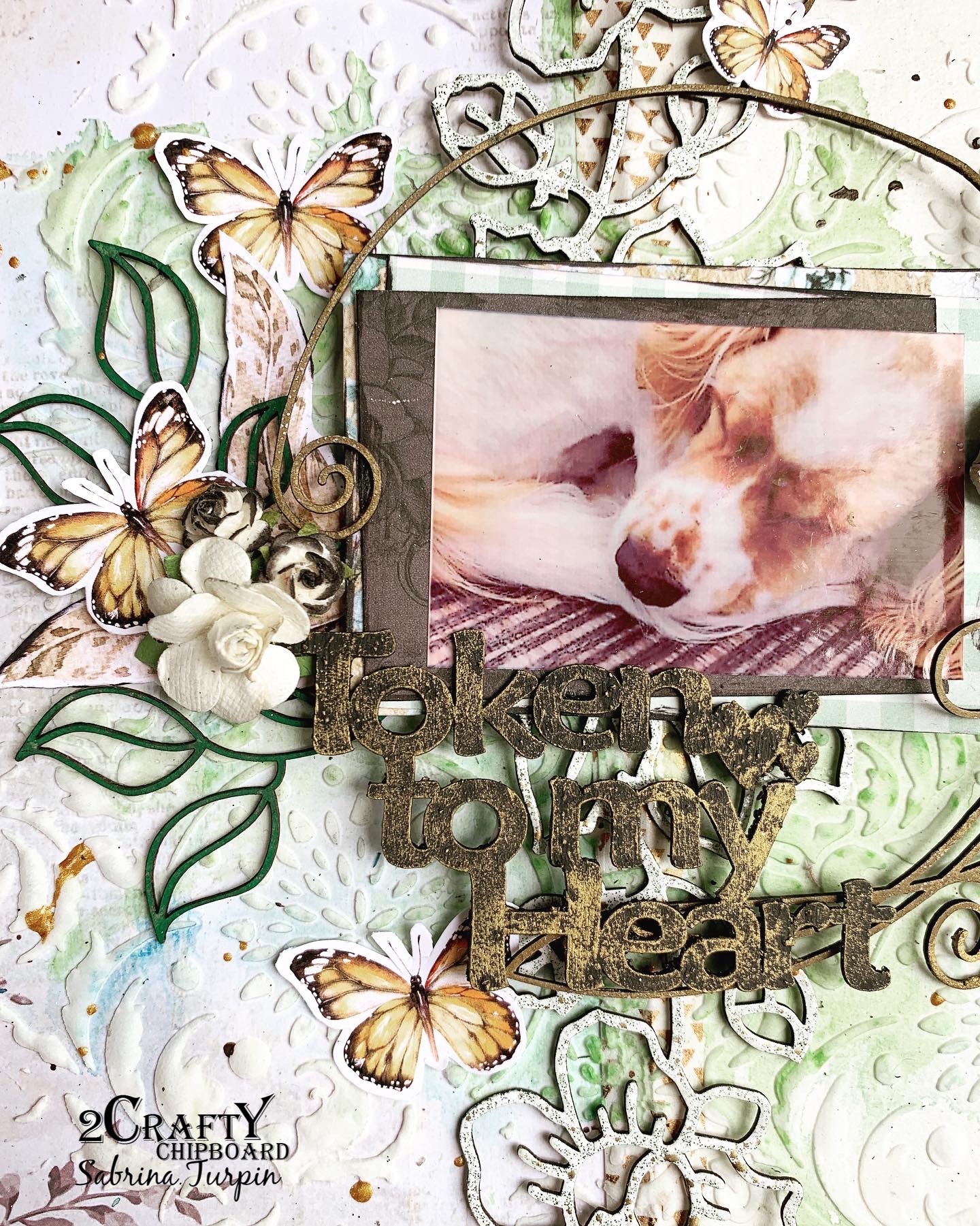 2 Crafty Chipboard : Token to my heart by Sabrina Turpin