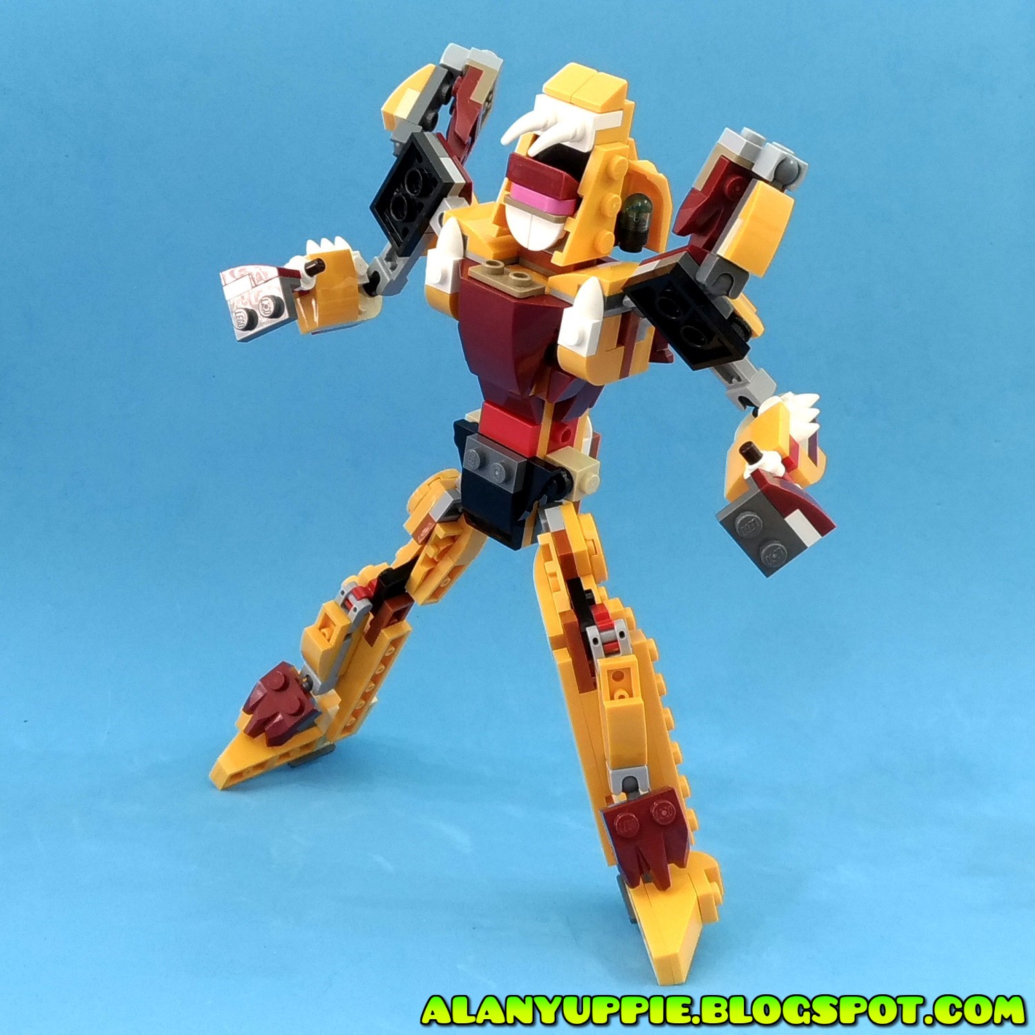 Alanyuppie's LEGO Transformers: Video Tutorial: LEGO Transformer Lion ...