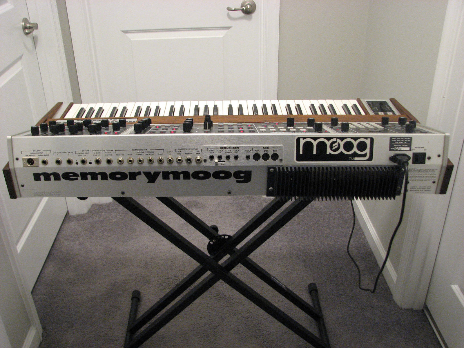 MATRIXSYNTH: MOOG Memorymoog Plus Keyboard Synthesizer SN 1230