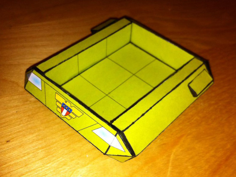 roleplay-geek: RPG Papercraft: Judge Dredd H Wagon and Riot Tank