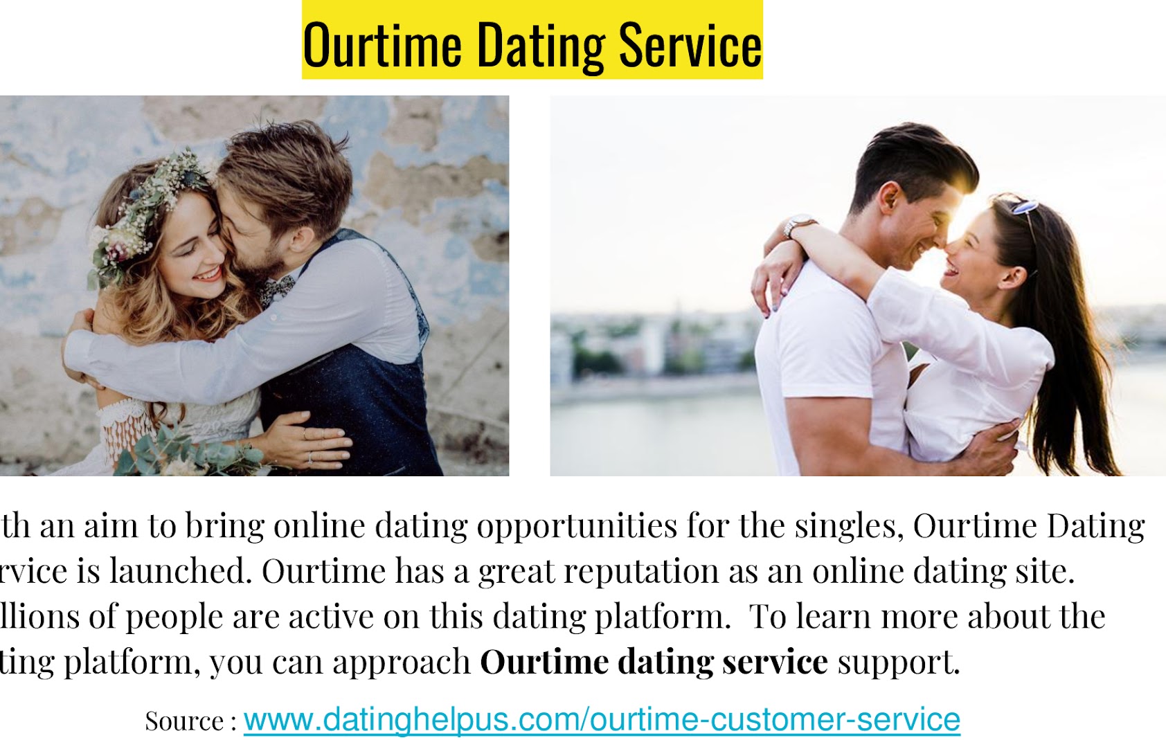 OurTime Dating Service